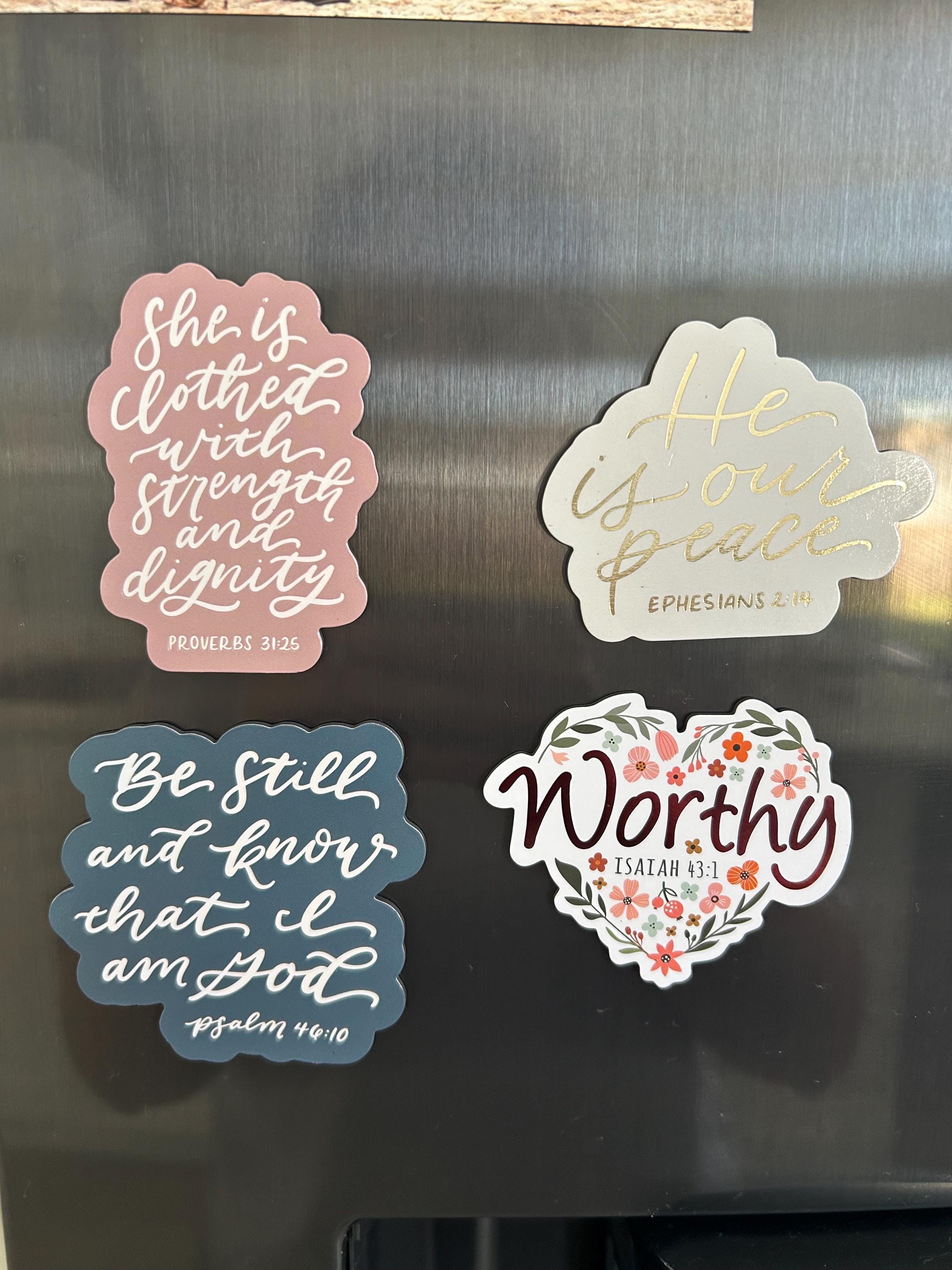 Christian Bible Verse Magnets - Etsy