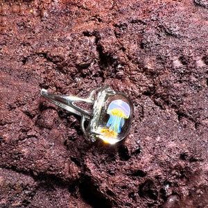 Jellyfish Ring,ocean Ring,sea Creature Ring,glass Jewelry,beach Ring ...