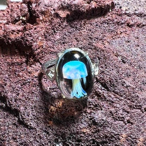 Jellyfish Ring,ocean Ring,sea Creature Ring,glass Jewelry,beach Ring ...