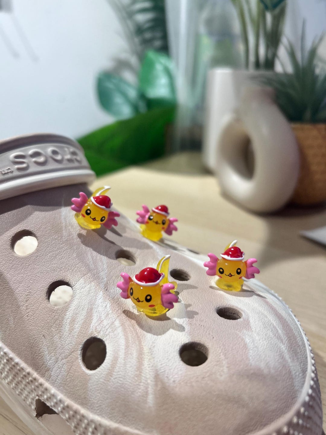 Axolotl Yellow Croc Charms | 3D Cute Animal Shoe Charms | Cute Shoe ...