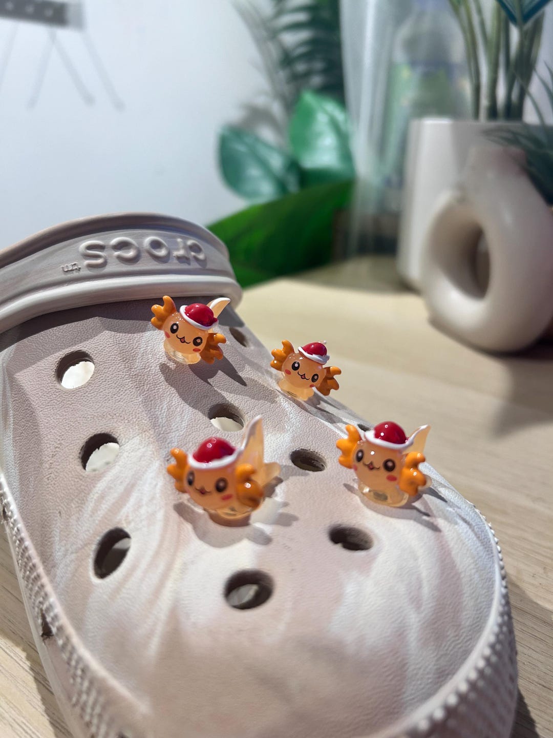 Axolotl Orange Croc Charms 3D Cute Animal Shoe Charms Cute Shoe Charm ...