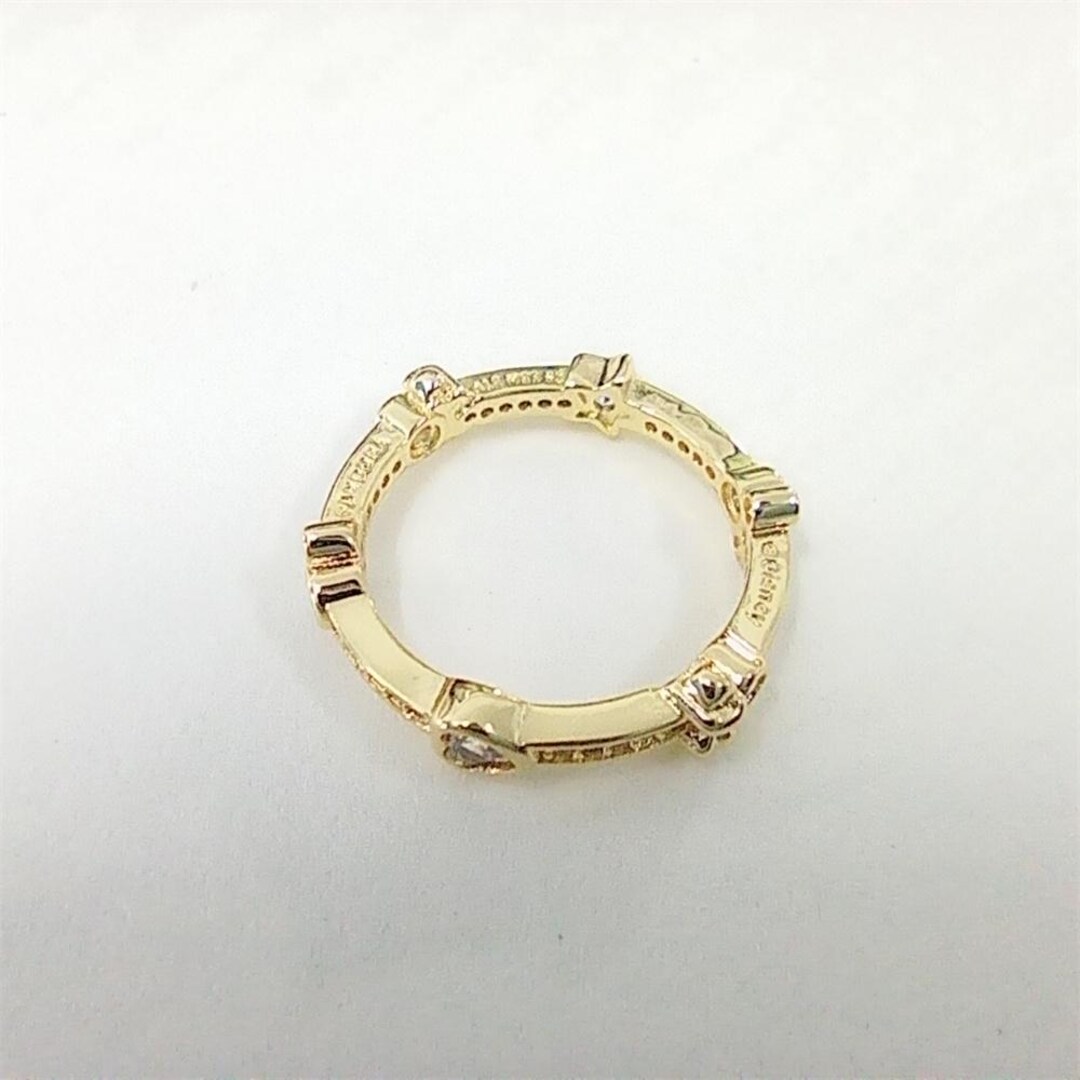 Pandora Mickey Mouse & Minnie Mouse Sparkling Eternity Gold Ring - Etsy