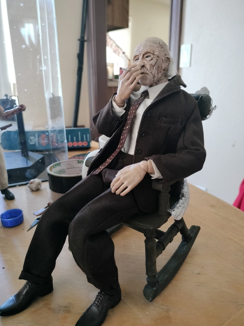The Texas Chainsaw Massacre Grandpa Sawyer 1/6 Scale Action Figure - Etsy
