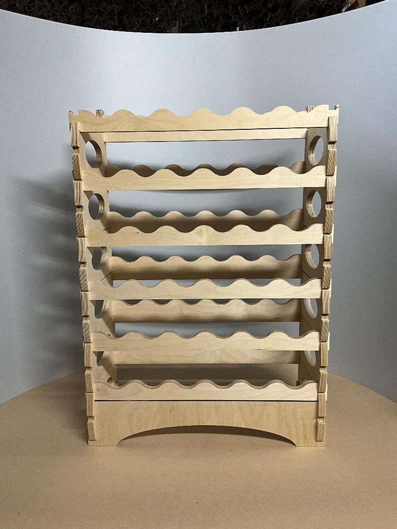 DXF Cutting File for Wine Rack CNC or Laser for Plywood 0.71 Inch - Etsy