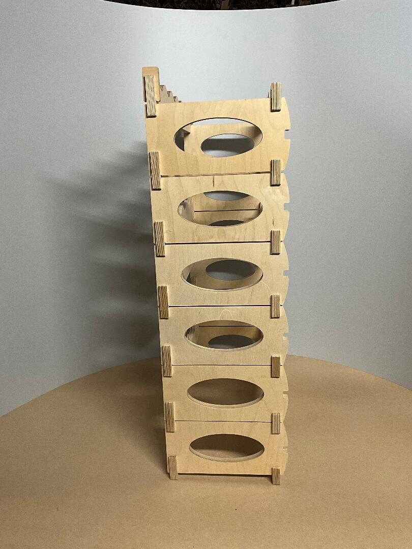 DXF Cutting File for Wine Rack CNC or Laser for Plywood 0.71 Inch - Etsy