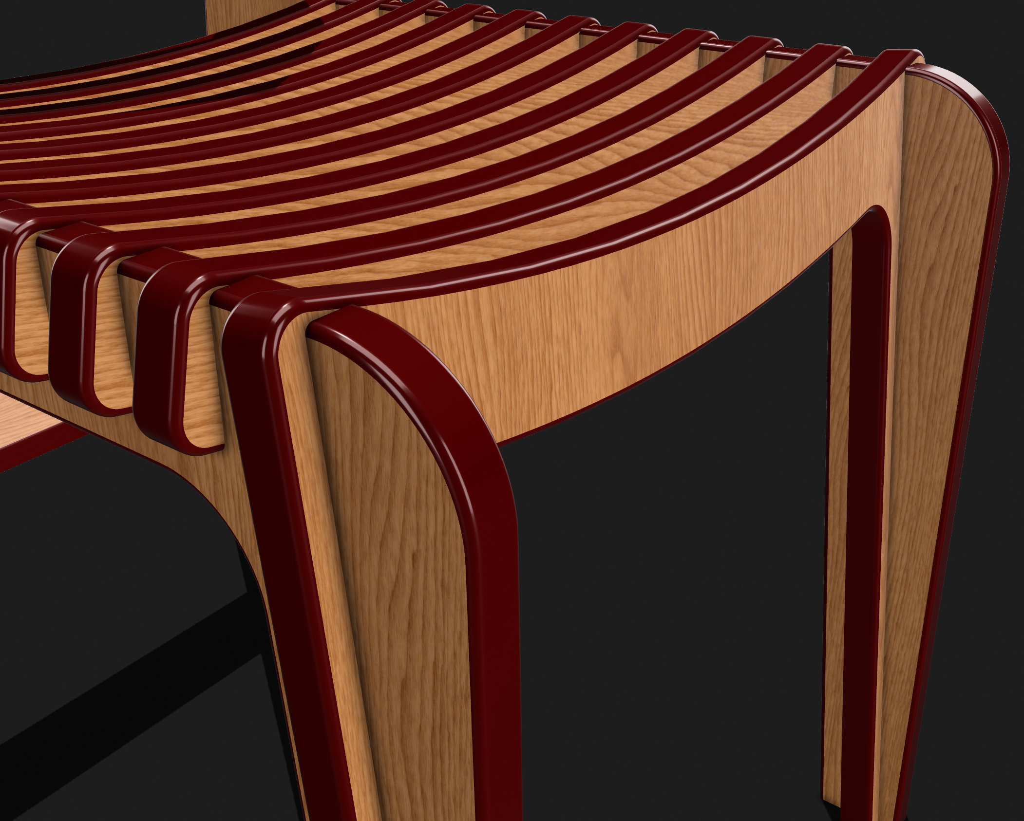 Cutting DXF File for Parametric Dinner Chair for CNC or Laser for ...