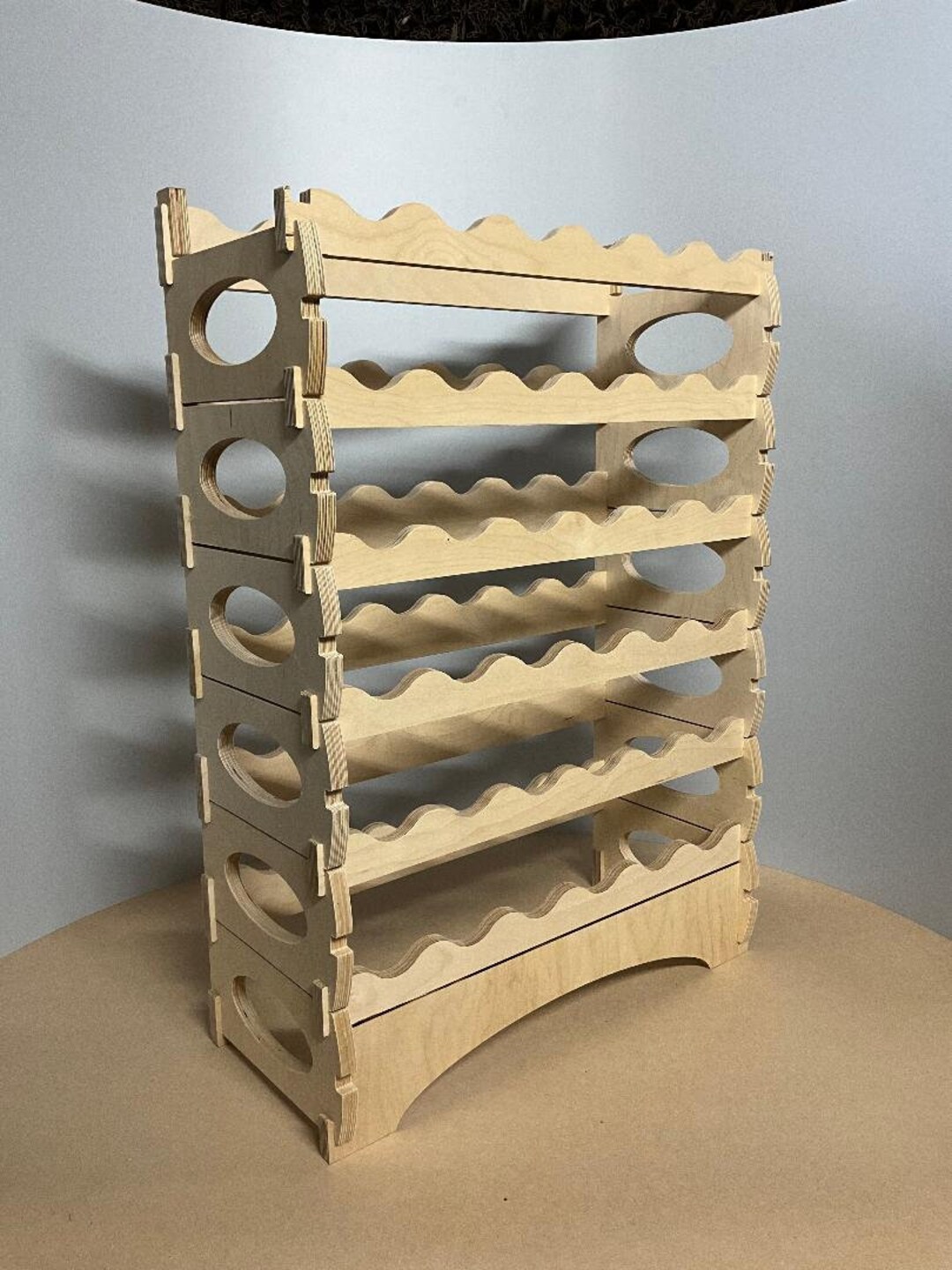 DXF Cutting File for Wine Rack CNC or Laser for Plywood 0.71 Inch - Etsy