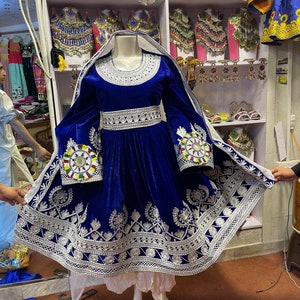 Afghani Traditional Handmade Hand Embroidered Kuchi Dress, Kuchi ...