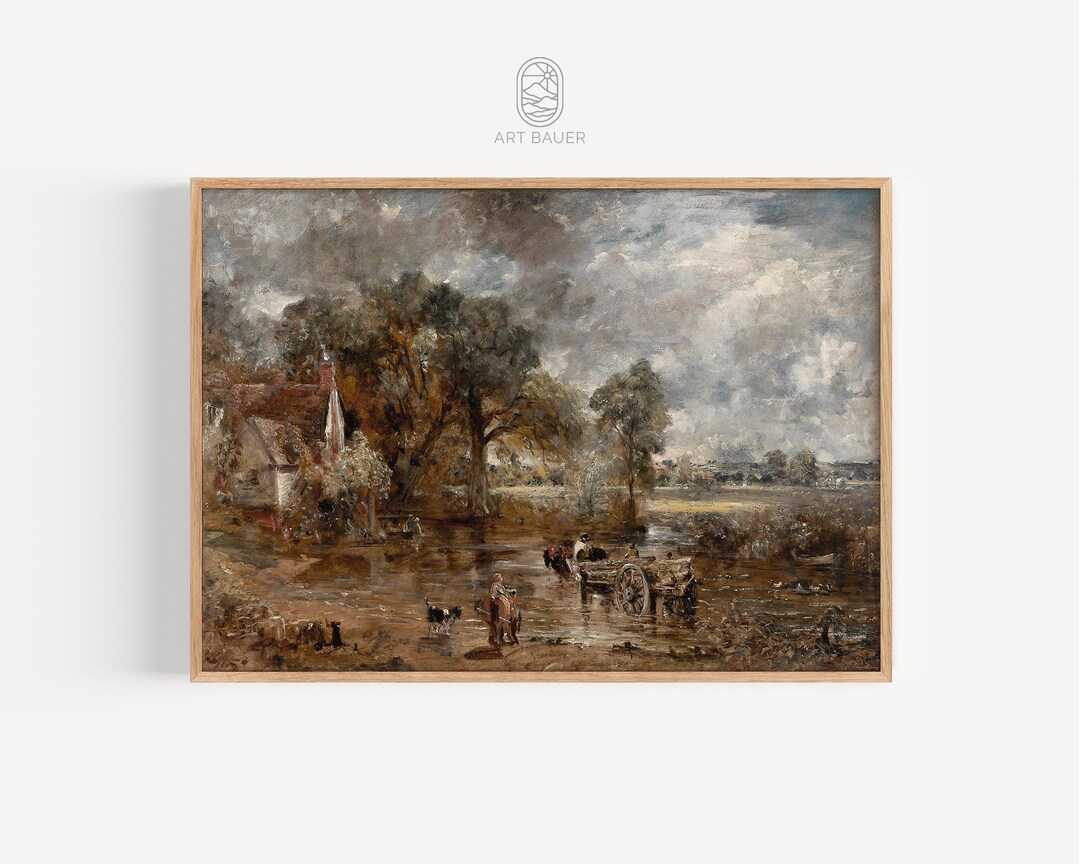 John Constable, Hay Wain (1821) | Cottagecore, Cottage Decor, Cotswolds ...