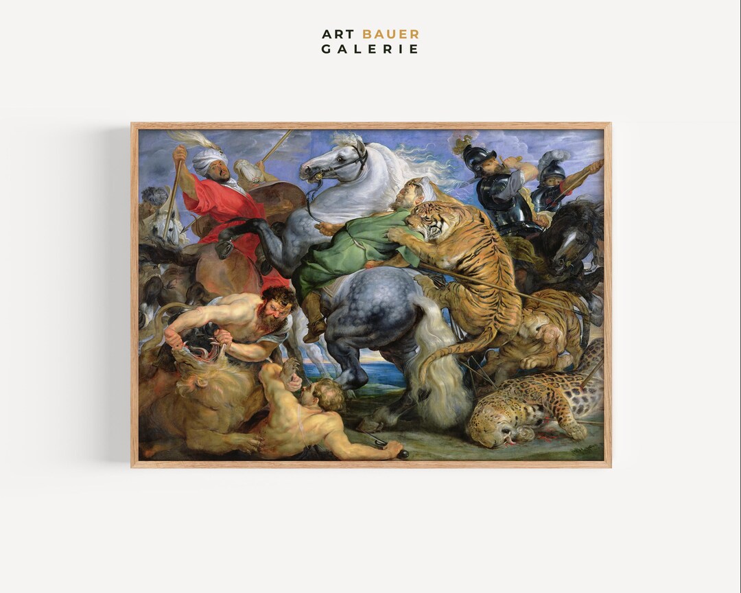 Tiger Hunt | Peter Paul Rubens, 1616 | Succession Series, Dutch ...