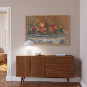Auguste Renoir, Peaches on a Plate | Fruit Art Print, French Kitchen ...