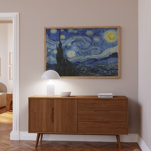 Vincent Van Gogh, the Starry Night | Celestial Art Print, Van Gogh Art ...