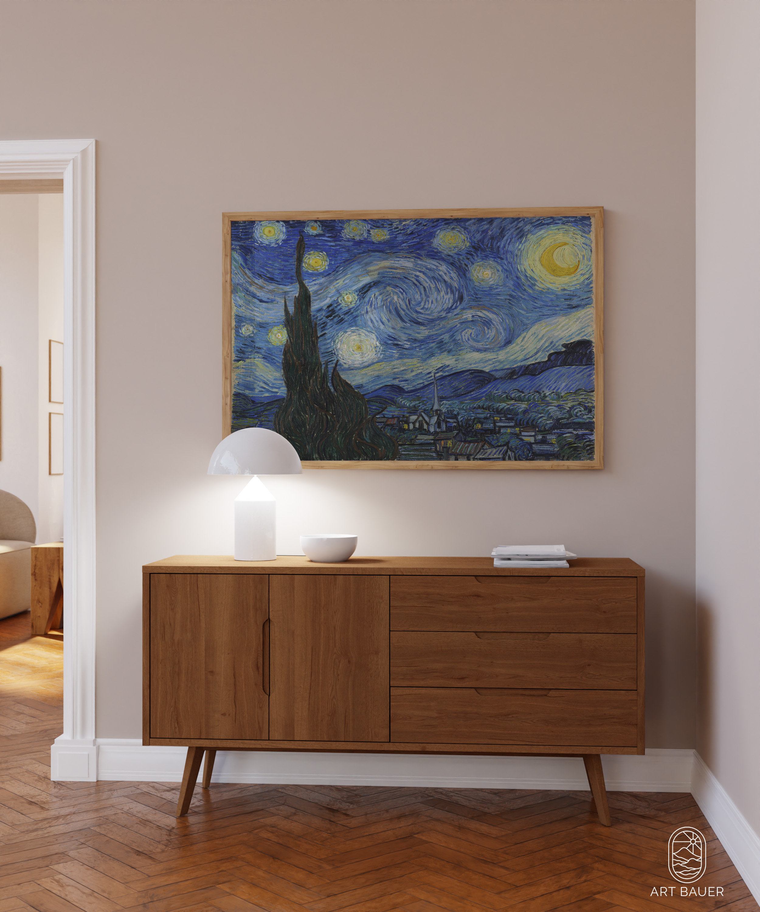 Vincent Van Gogh, the Starry Night | Celestial Art Print, Van Gogh Art ...