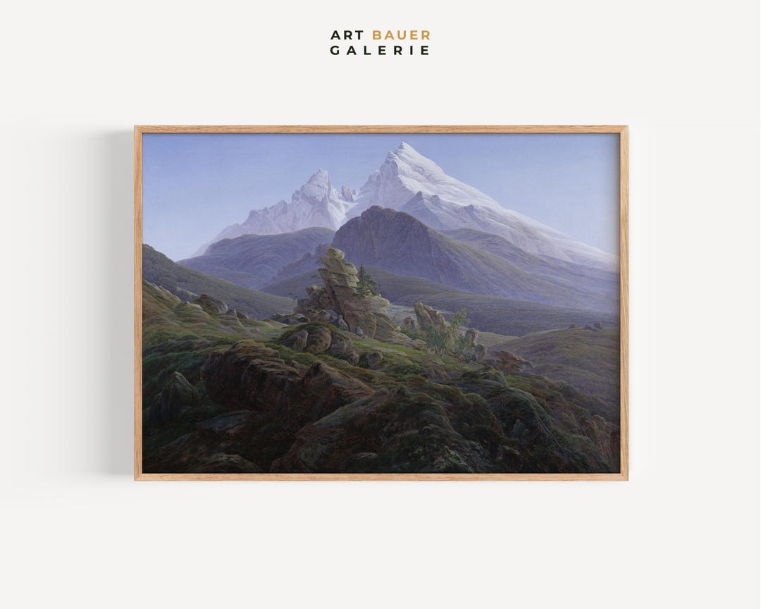 The Watzmann | Caspar David Friedrich, 1825 | Mountain Art, Scenic ...