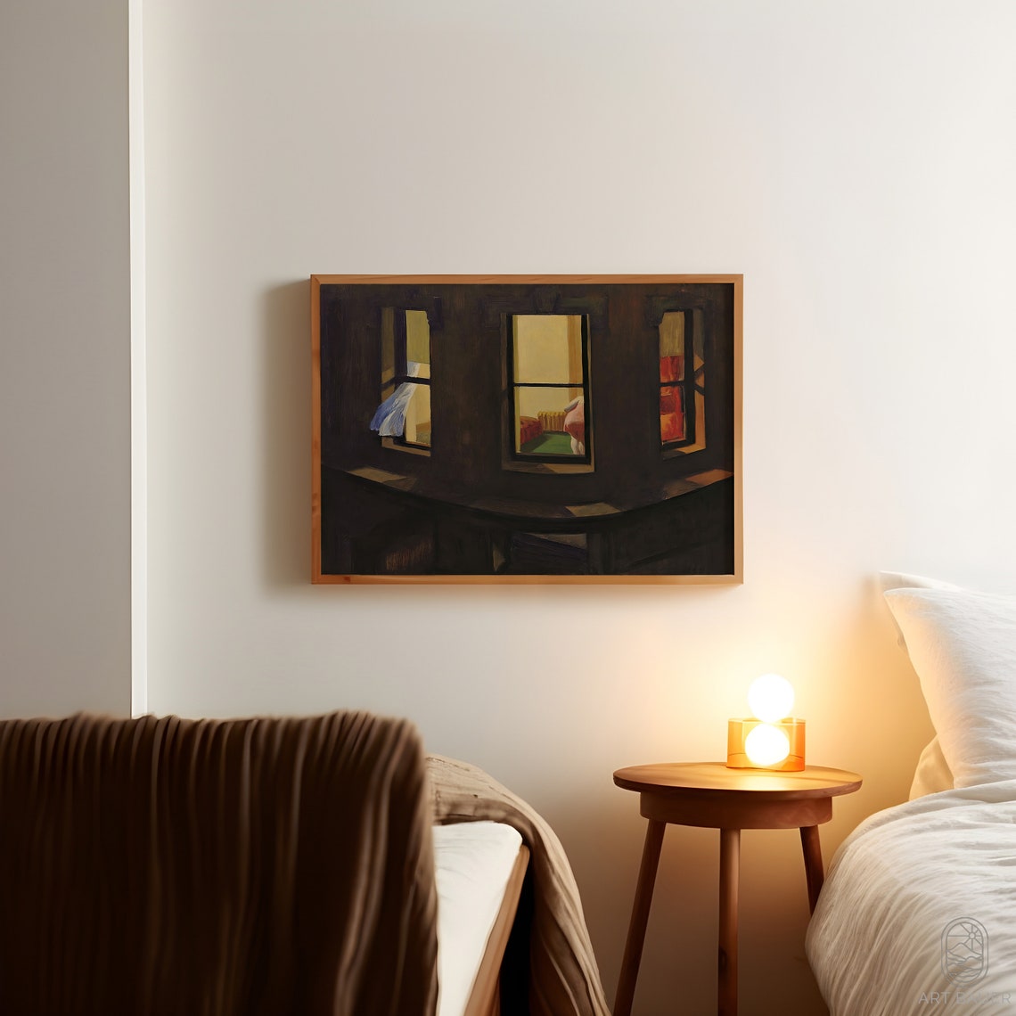 Night Windows, Edward Hopper (1928) | Cityscape Print, City Life Art ...