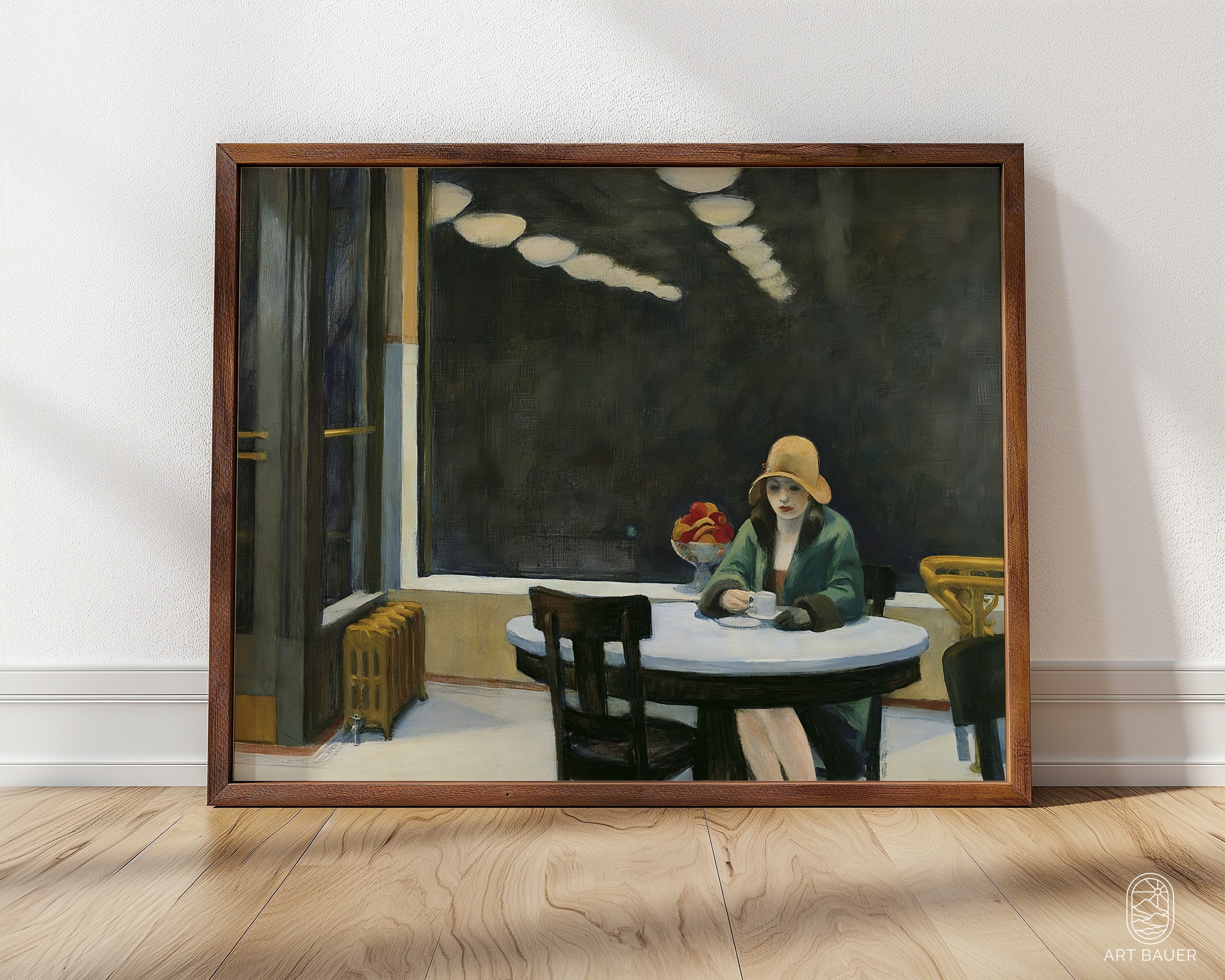 Edward Hopper, Automat | Cityscape Framed Print, Diner Art, Edward ...