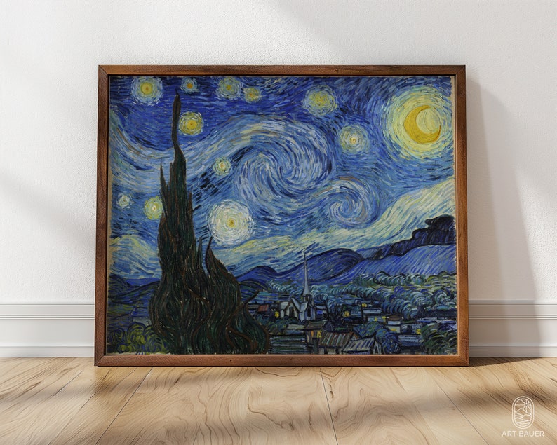 Vincent Van Gogh, the Starry Night | Celestial Art Print, Van Gogh Art ...