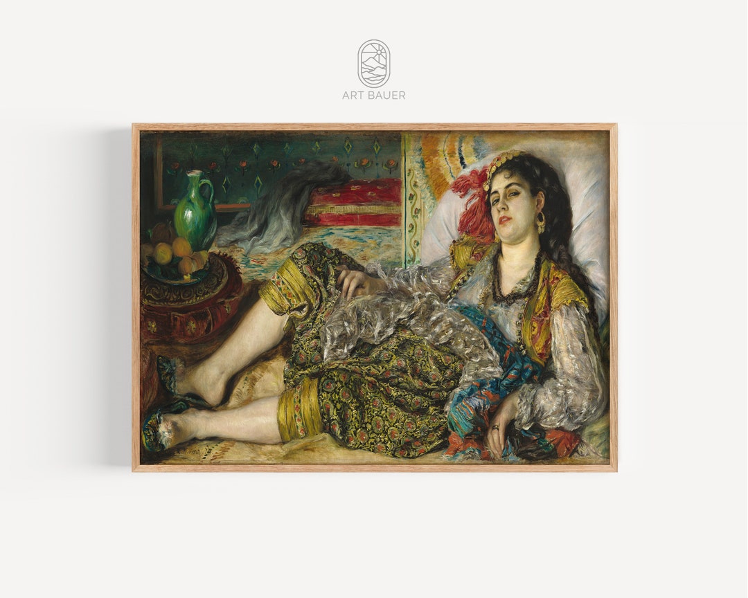 Auguste Renoir, Odalisque | French Art Print, French Decor, Renoir ...