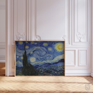 Vincent Van Gogh, the Starry Night | Celestial Art Print, Van Gogh Art ...