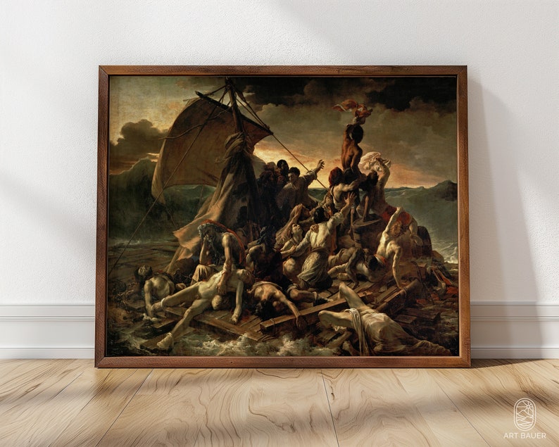 Raft of Medusa, Theodore Gericault (1819) | Mythology Art, Greek Decor ...