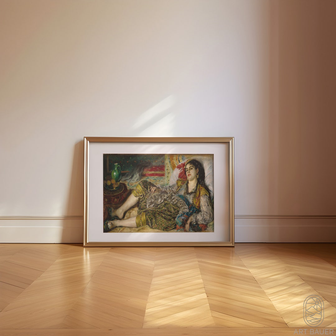 Odalisque, Auguste Renoir | Renoir Art Print, French Decor, Framed ...
