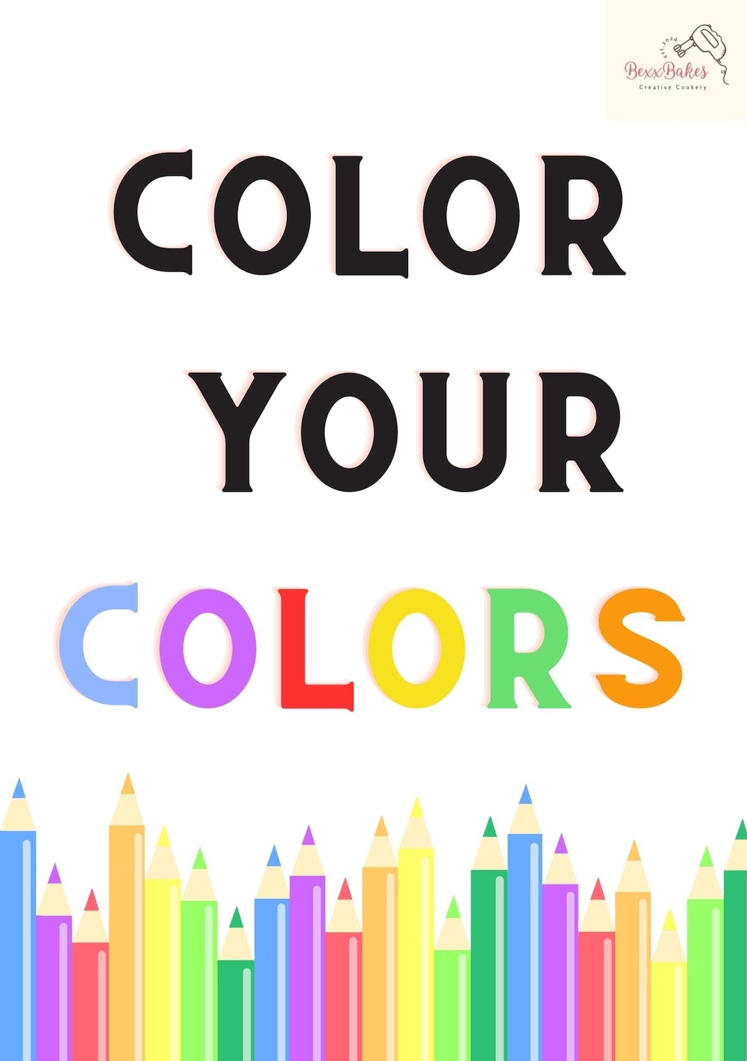 Coloring Book - Coloring Your Colors - Learn Colors for Toddlers ...