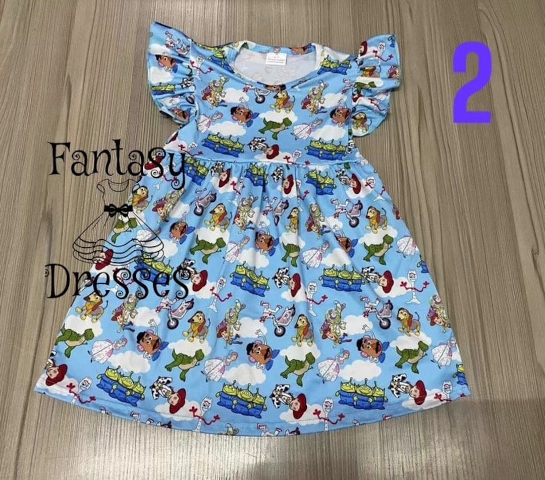 Toy Story Girl Dress Lotso Bear Buzz Girl Dress - Etsy