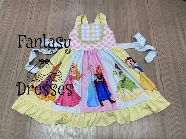 Disney Princess Twirl Girl Dress - Etsy