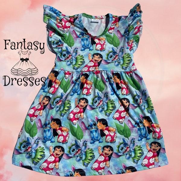 Lilo and Stitch Dresses for Girls - Etsy