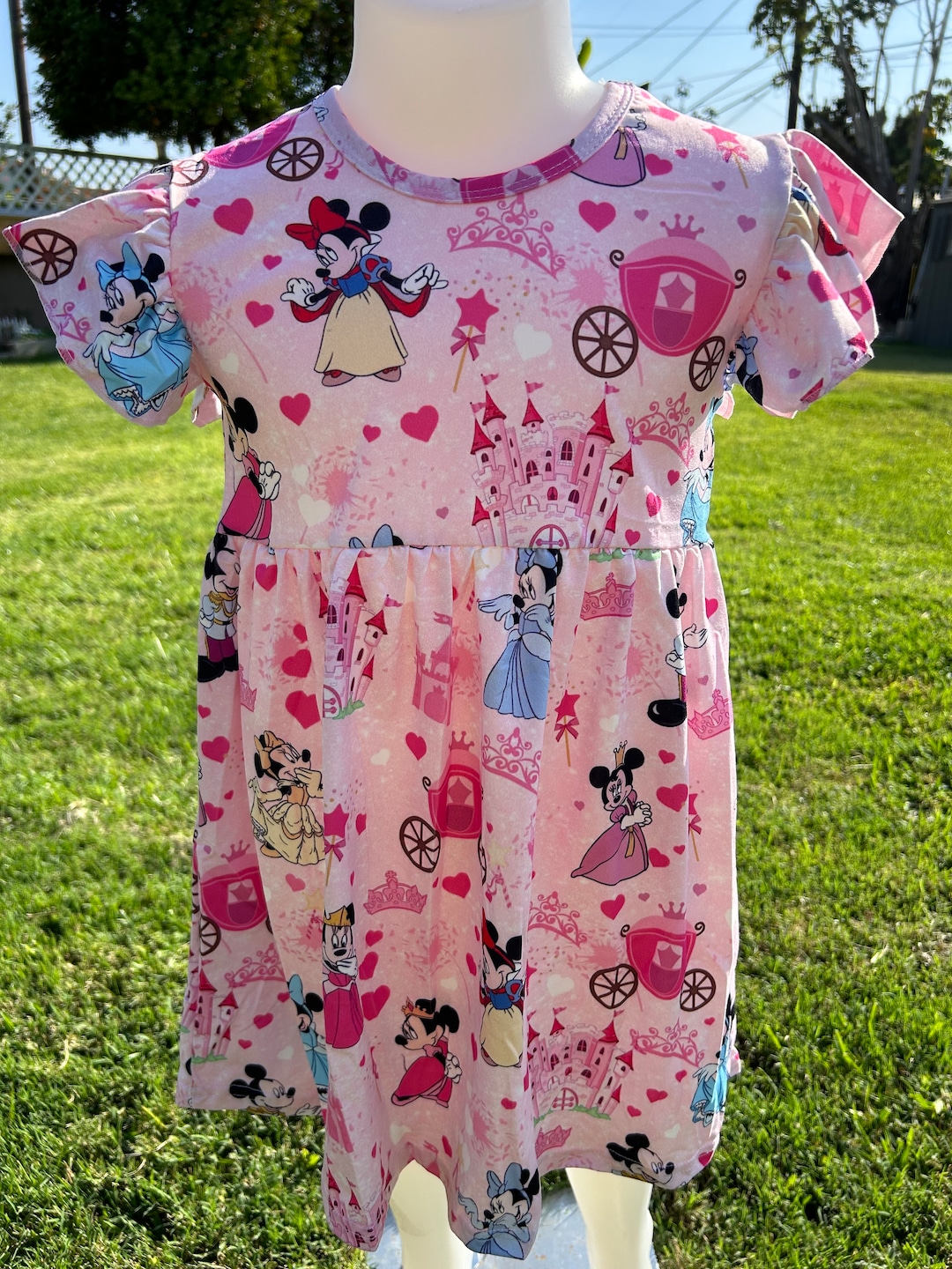Minnie Mouse Dress Princess Minnie Girl Dress - Etsy