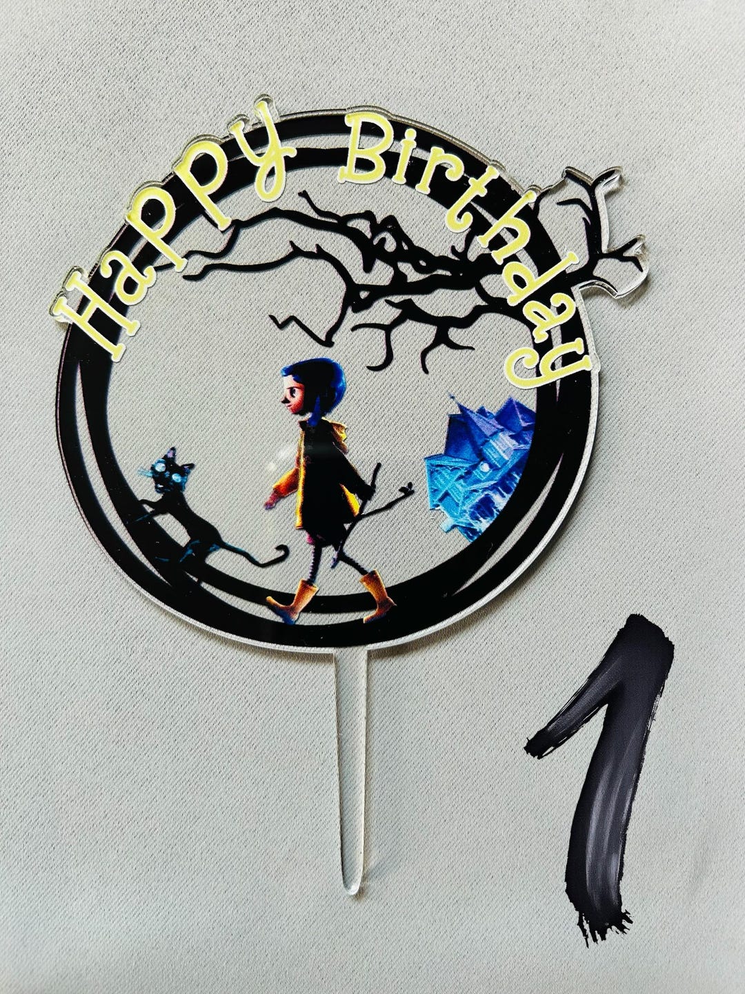 Coraline Cake Topper Cupcake Topper Birthday Party Cake - Etsy UK