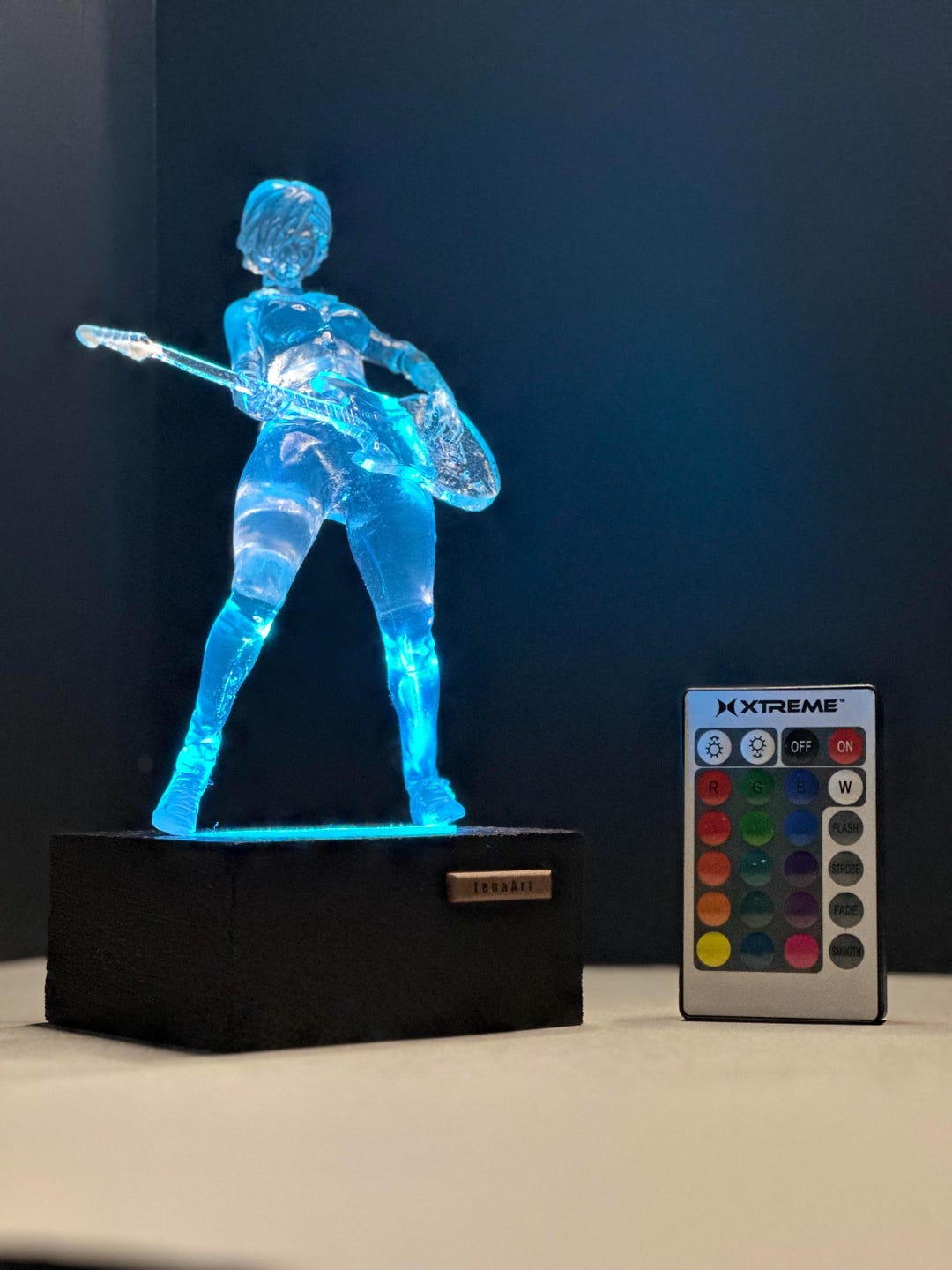 Rock Figure Resin Desk Lamp – Woman or Man Figurine | Handmade ...