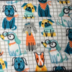 Colorful Grid Dogs Fleece Crate Pad - Etsy