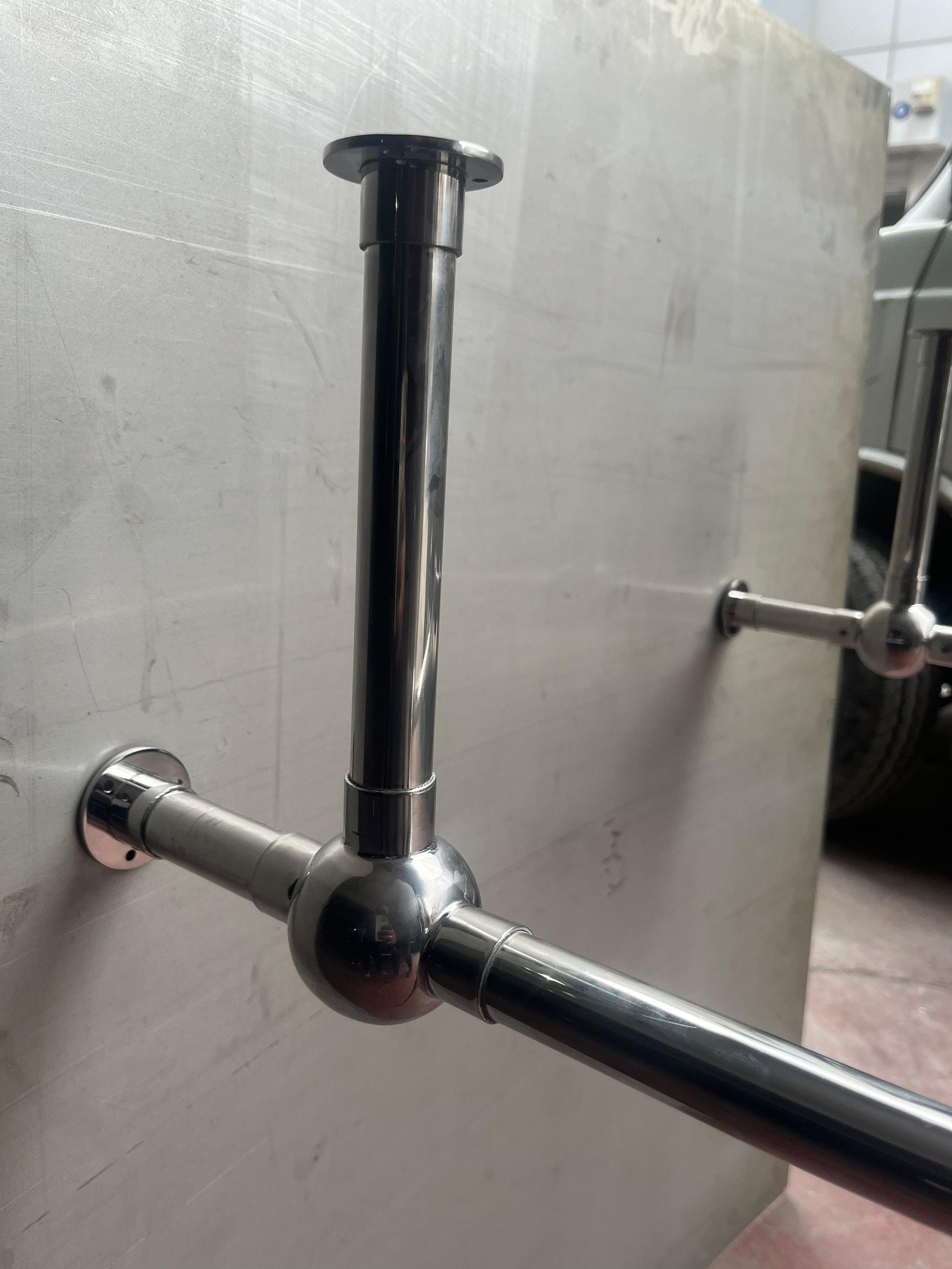 Chrome Sink Legs, Custom Chrome Lucite Sink Legs | Luxury Sink Base ...