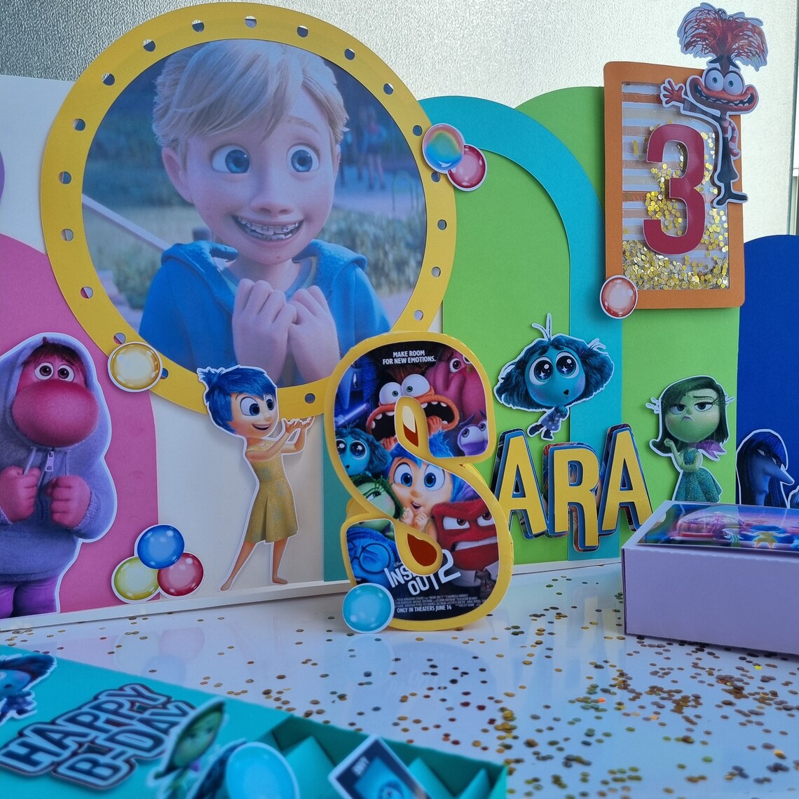 Inside Out Birthday Party Kit | Backdrop Birthday | Favors Party Kit ...