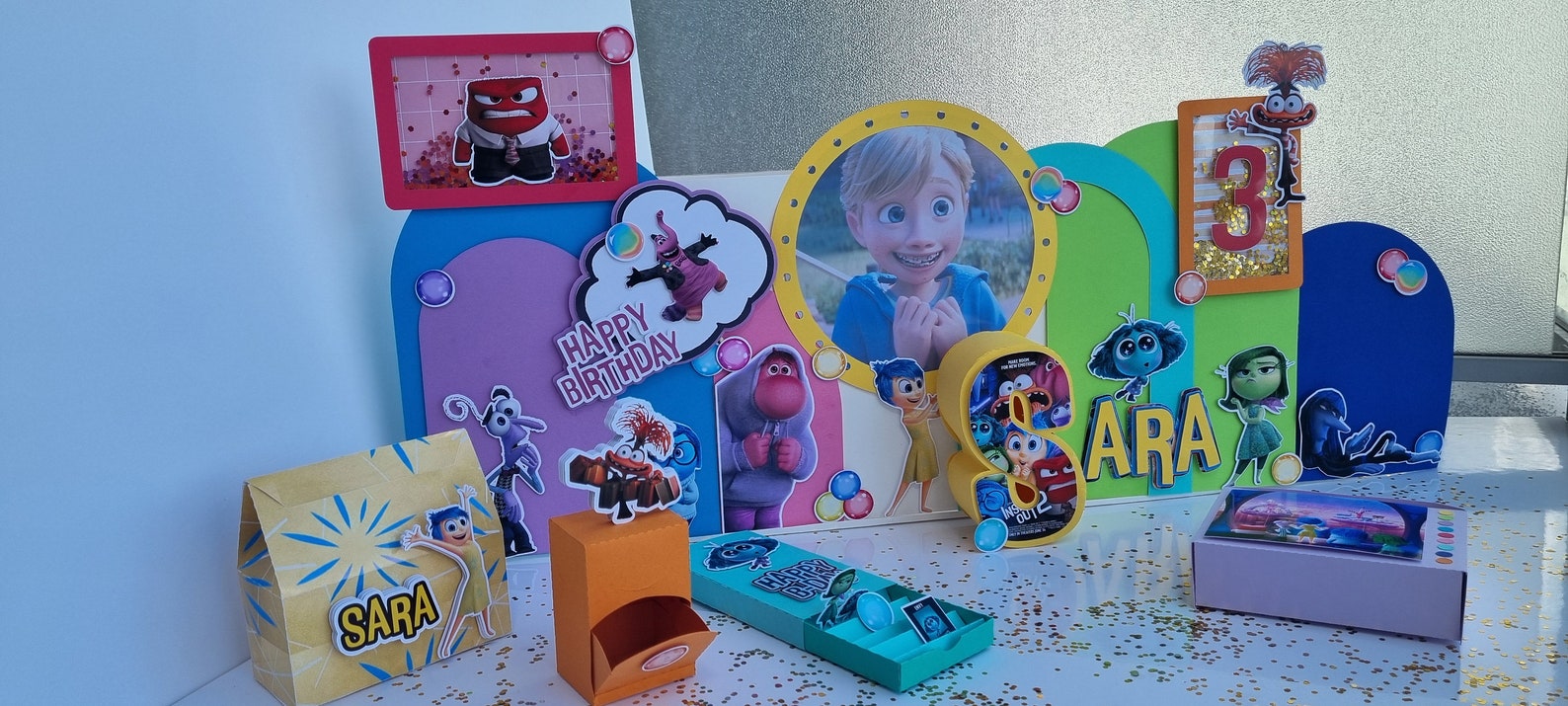 Inside Out Birthday Party Kit | Backdrop Birthday | Favors Party Kit ...