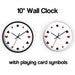 Playing Card Suits Wall Clock - Etsy