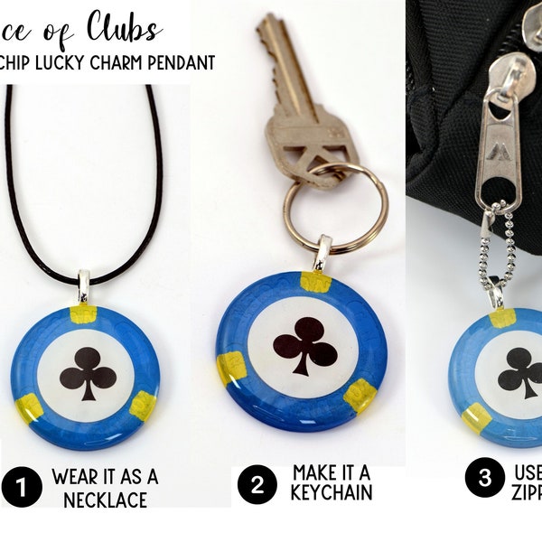 Poker Chip Keychain - Etsy