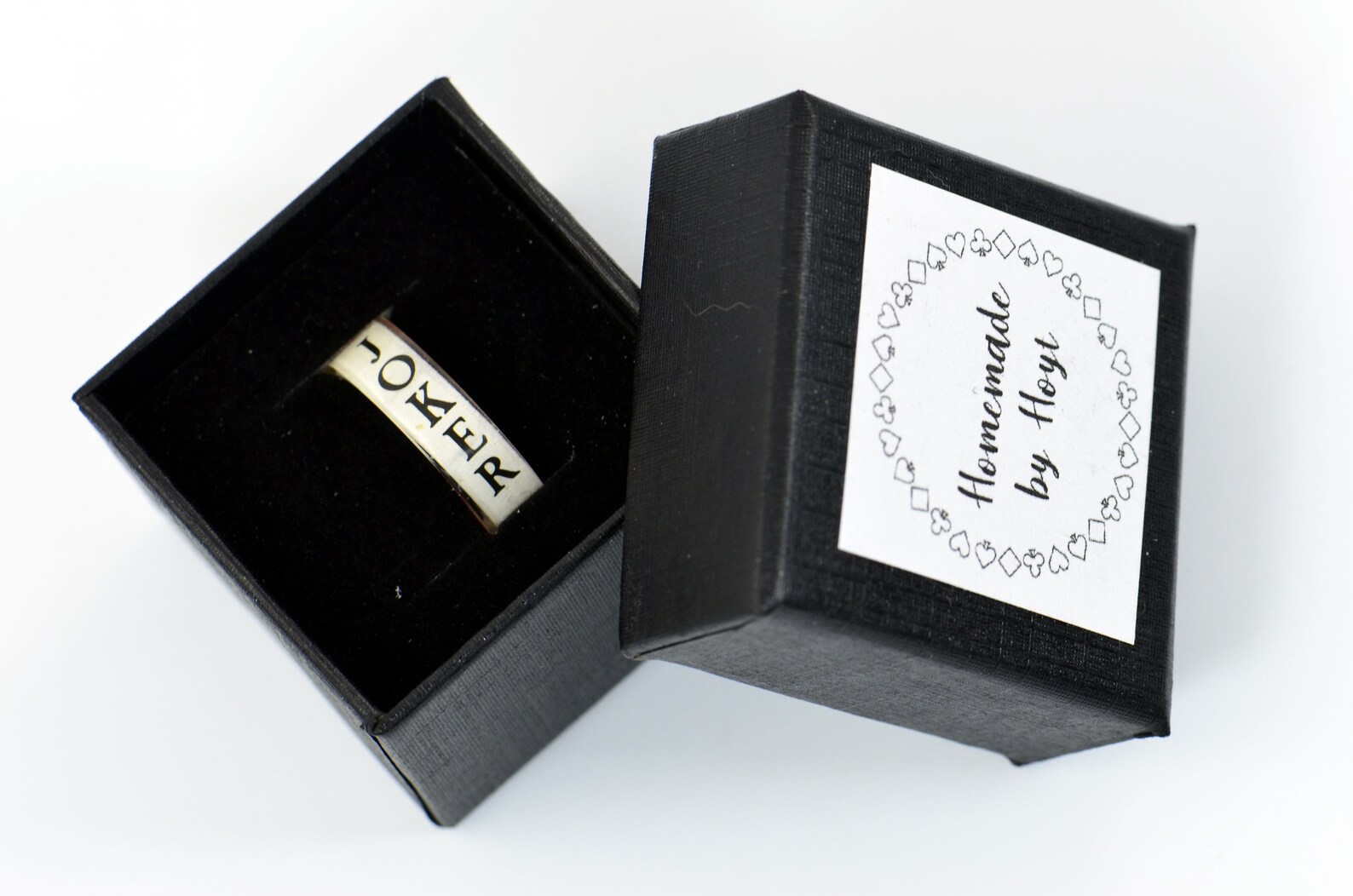 Joker Playing Card Band Ring - Etsy