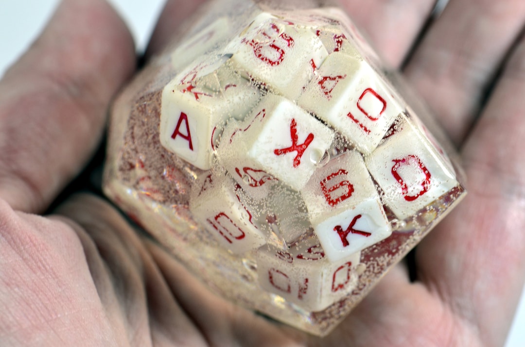 Las Vegas Style POKER DICE Resin Gambler's Crystal Card Protector - Etsy