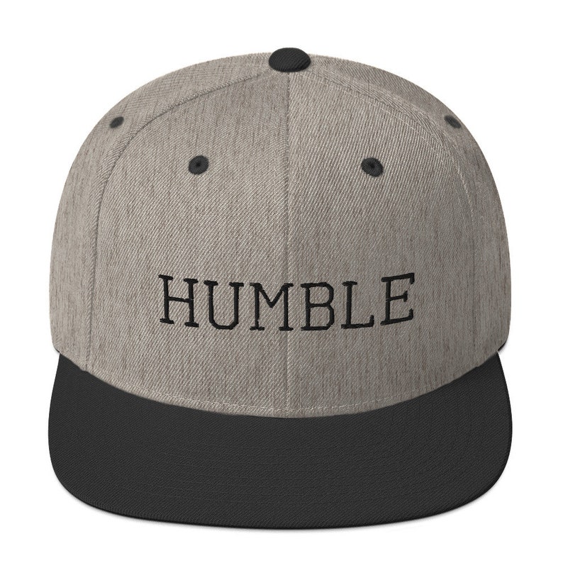 HUMBLE Snapback Hat This Funny Hat Makes a Great Gambler - Etsy