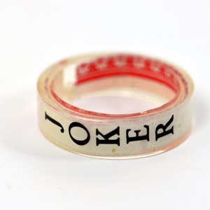 Joker Playing Card Band Ring - Etsy