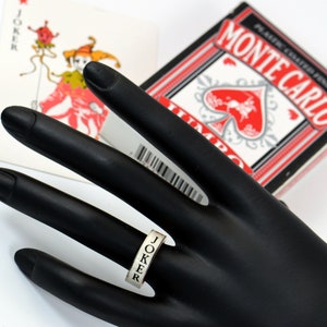 Joker Playing Card Band Ring - Etsy