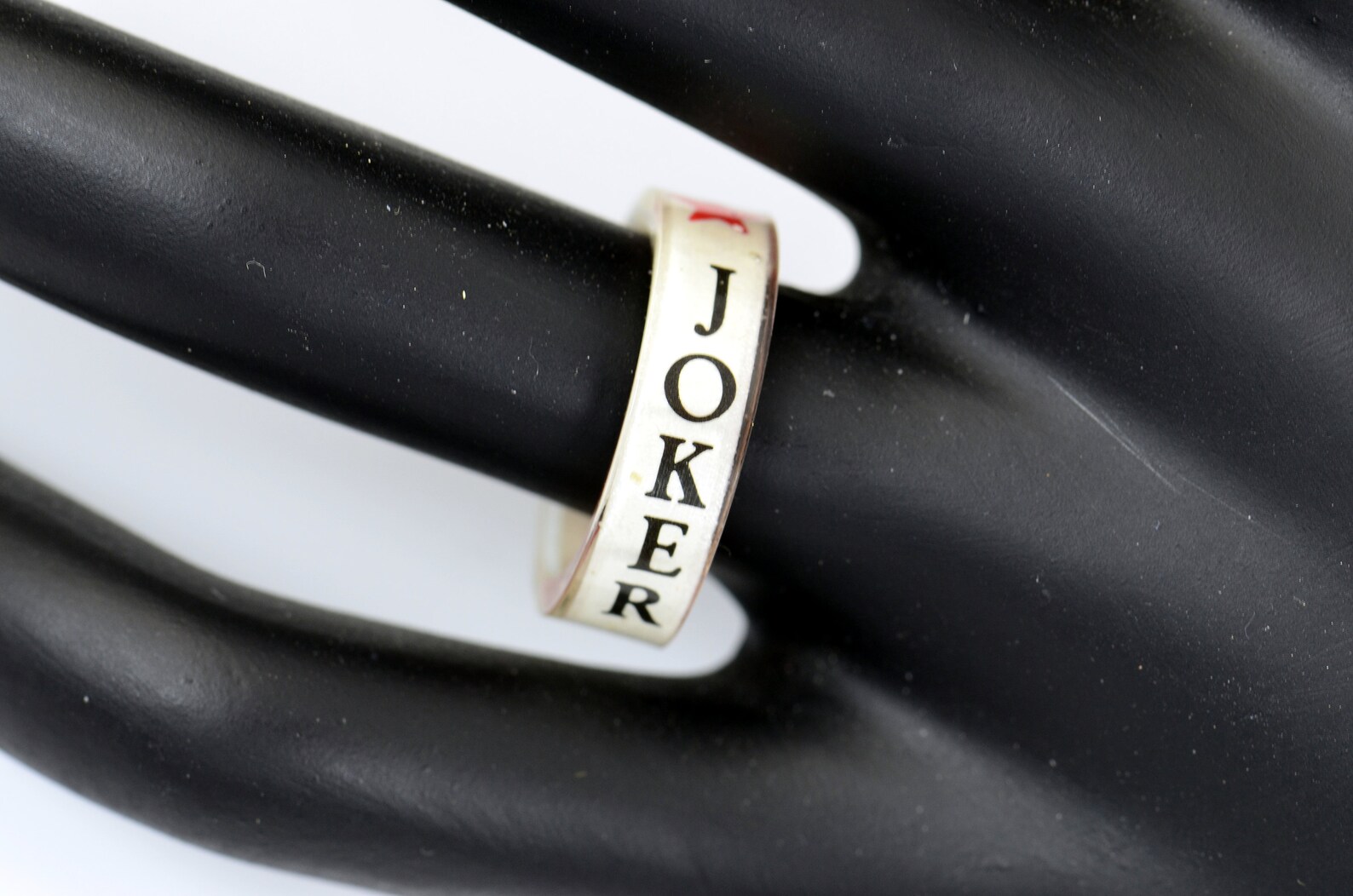 Joker Playing Card Band Ring - Etsy