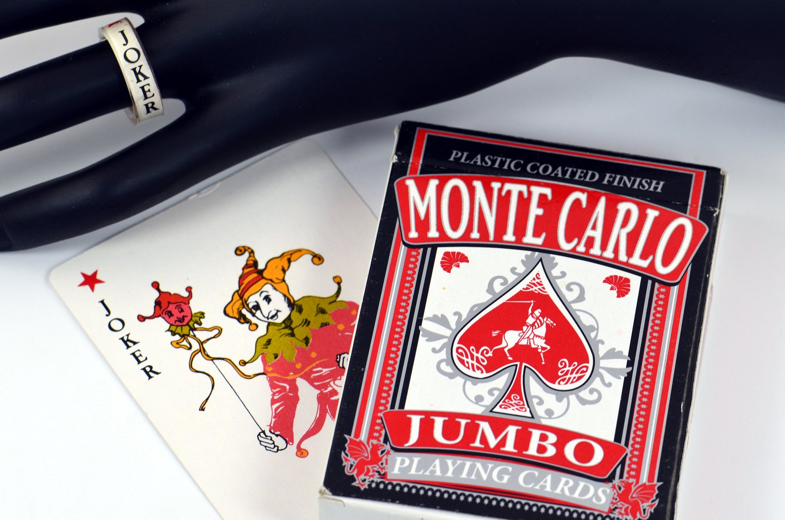 Joker Playing Card Band Ring - Etsy