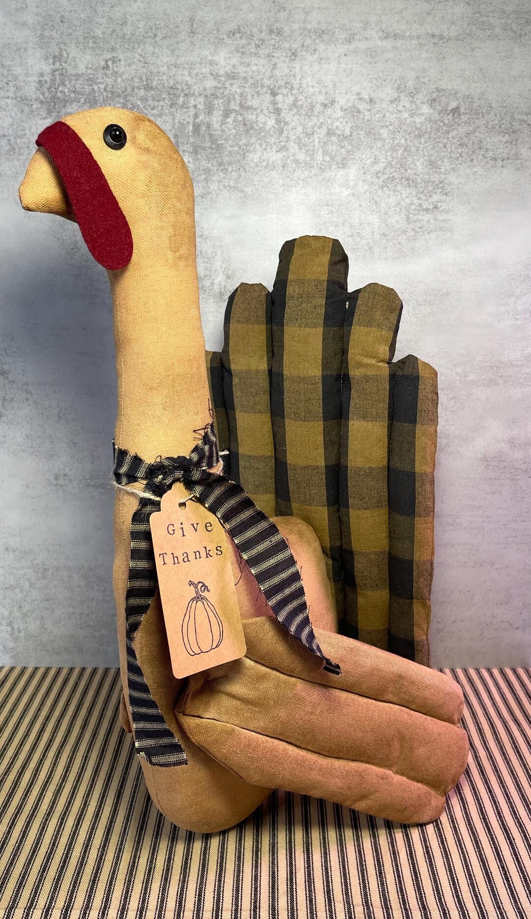 Primitive Turkey - Thanksgiving Decor - Large Centerpiece - Etsy