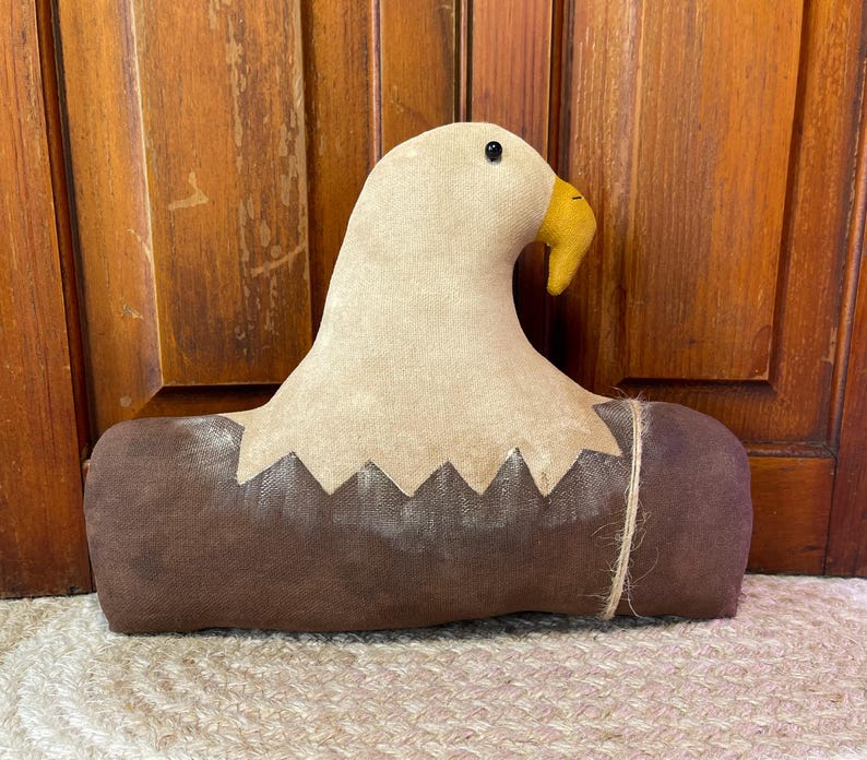 Primitive Eagle - Rustic July 4th Decoration - Americana Bird With Flag ...