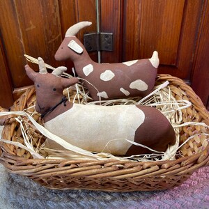 Primitive Goats- Farmhouse Decor - Set of Two - Shelf Sitter - Etsy