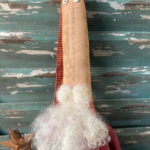 Primitive Skinny Santa With Tree - Handmade Christmas Decor - Farmhouse ...