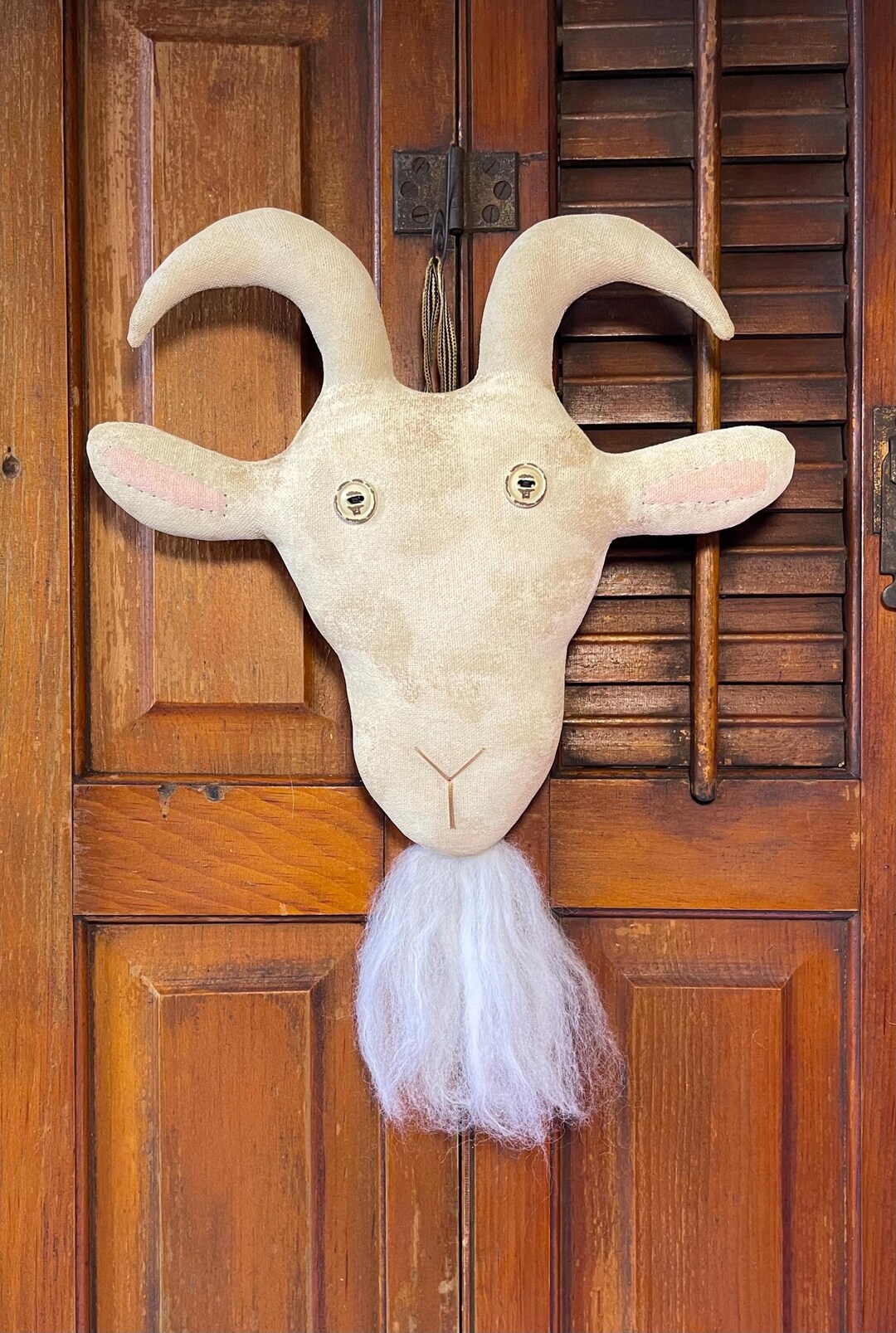 Primitive Goat Wall Hanger: Rustic Country Decor - Etsy